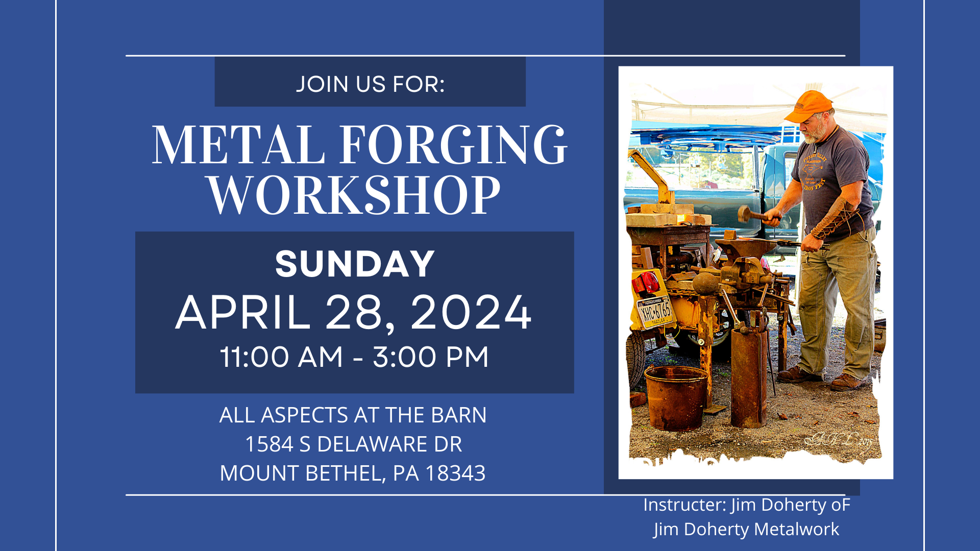 Metal Forging Workshop | All Aspects at the Barn